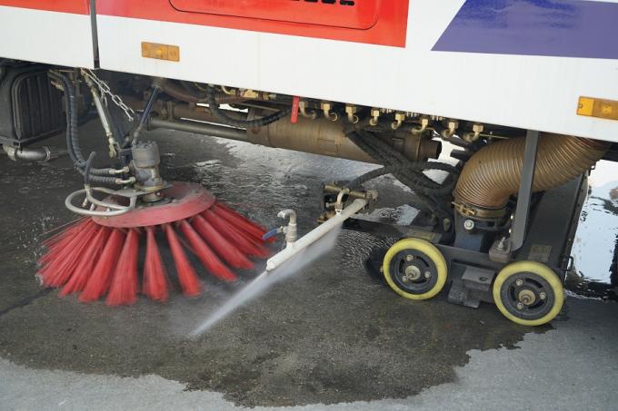 SGS High Pressure Road Wash Sweep Truck / Vacuum Street Cleaning Truck