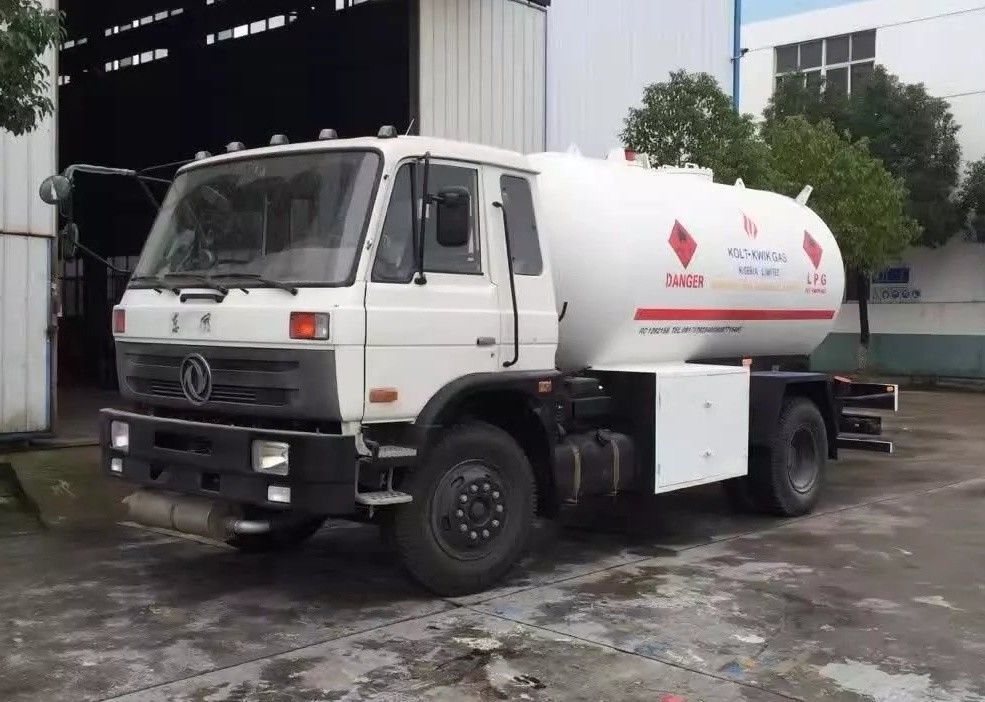 10000 Liter 5 MT Dongfeng LPG Gas Tanker Truck Fuel Delivery Tanker For ...