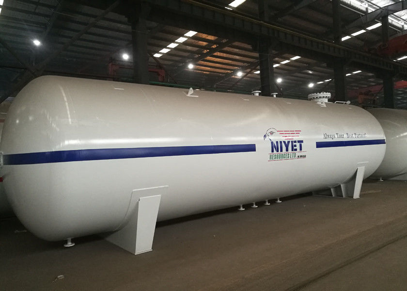 Large Lpg Bulk Storage Tank , 30 Tons 65CBM Liquid Propane Gas Tank For ...
