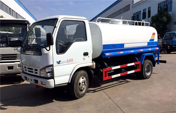 Water Bowser Tank Truck 5000 Liters Water Tanker Sprinkler Truck 5CBM ...
