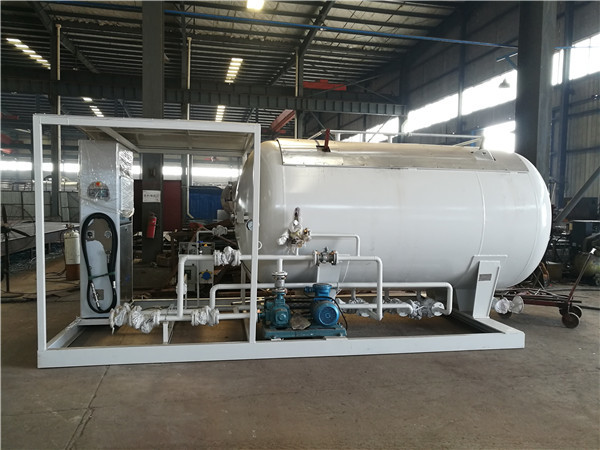 LPG Propane Butane Gas Tank , Q345R Carbon Steel Gas Filling Plant With ...