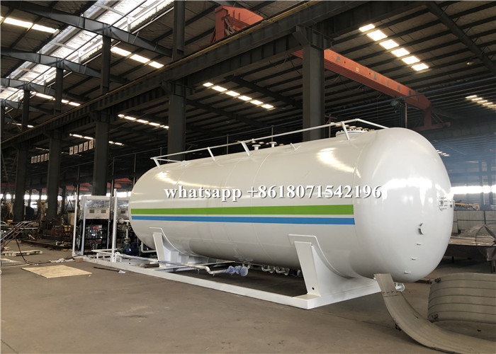30000L Mobile Filling LPG Gas Storage Tank 1.71Mpa Design With 2 ...